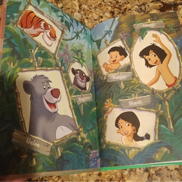 Disney | Toys | Bundle Vintage Disney Jungle Book Hardcover Books | Poshmark